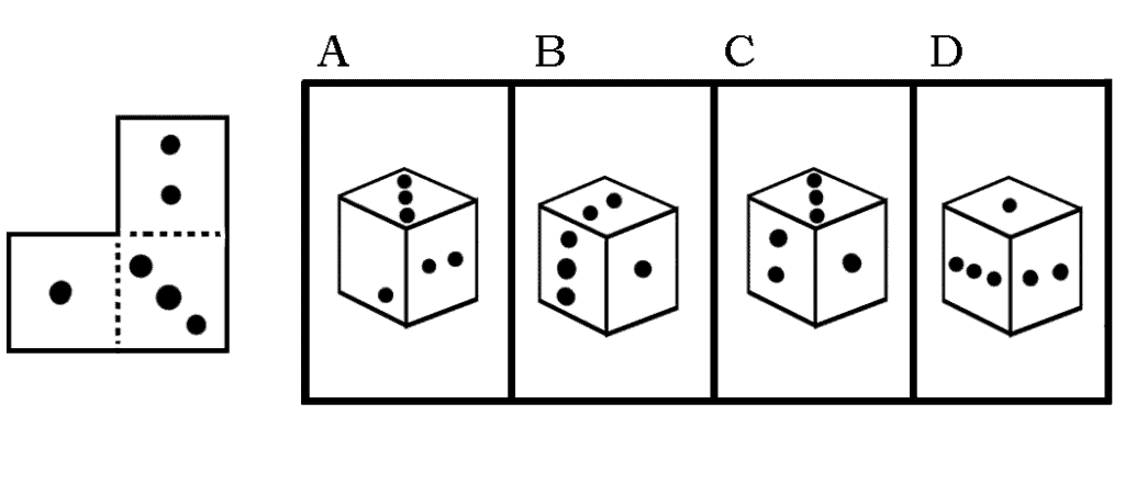 Spatial Relations Examples – Folding – – Complete Test Preparation Inc.