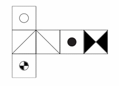 Spatial Relations Examples – Folding – – Complete Test Preparation Inc.